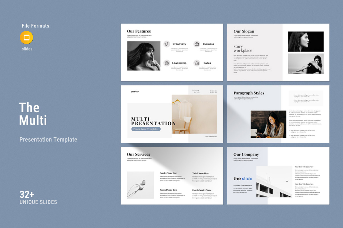 Business Google Slides Presentation Template | Nulivo Market