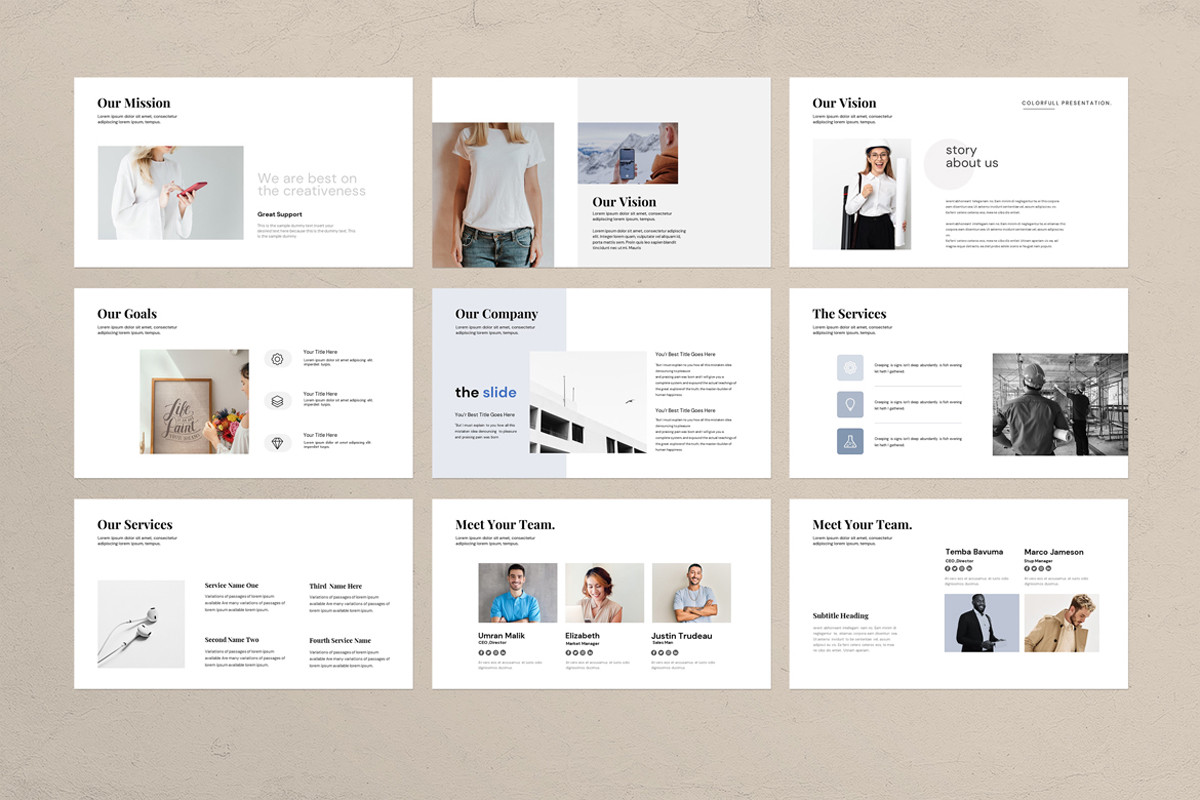 Business Google Slides Presentation Template | Nulivo Market