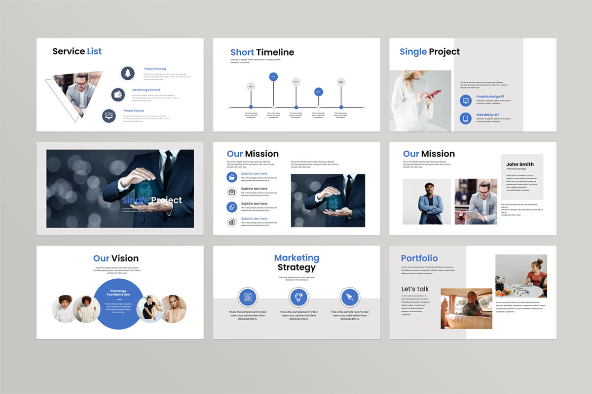 Minimalist Keynote Presentation Template | Nulivo Market