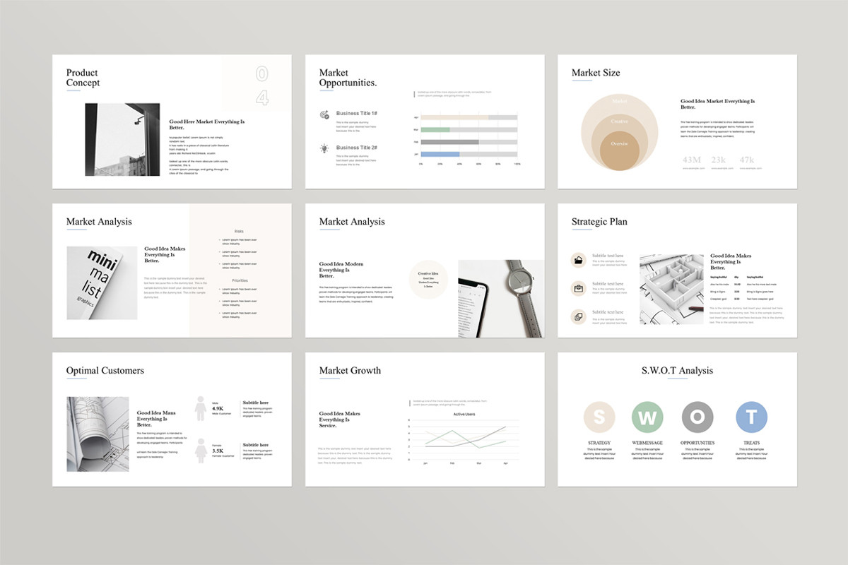 Business Strategy PowerPoint Presentation Template | Nulivo Market