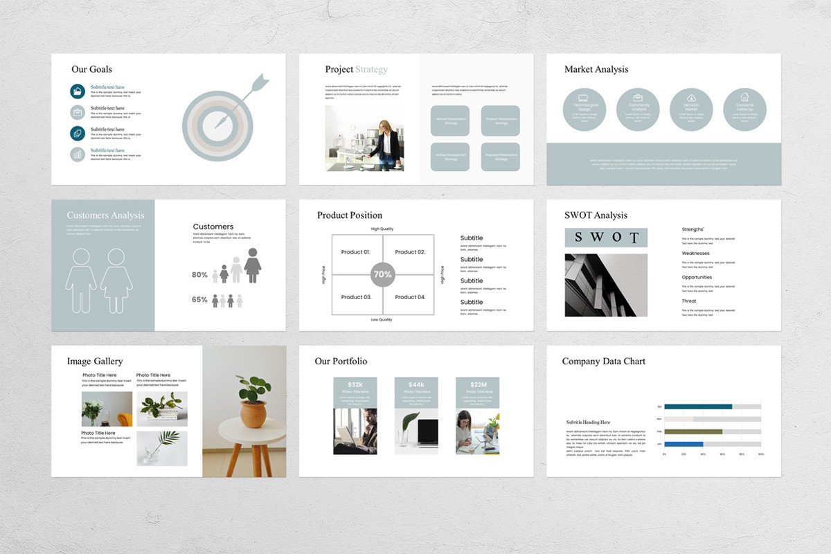 Project Proposal PowerPoint Presentation Template | Nulivo Market