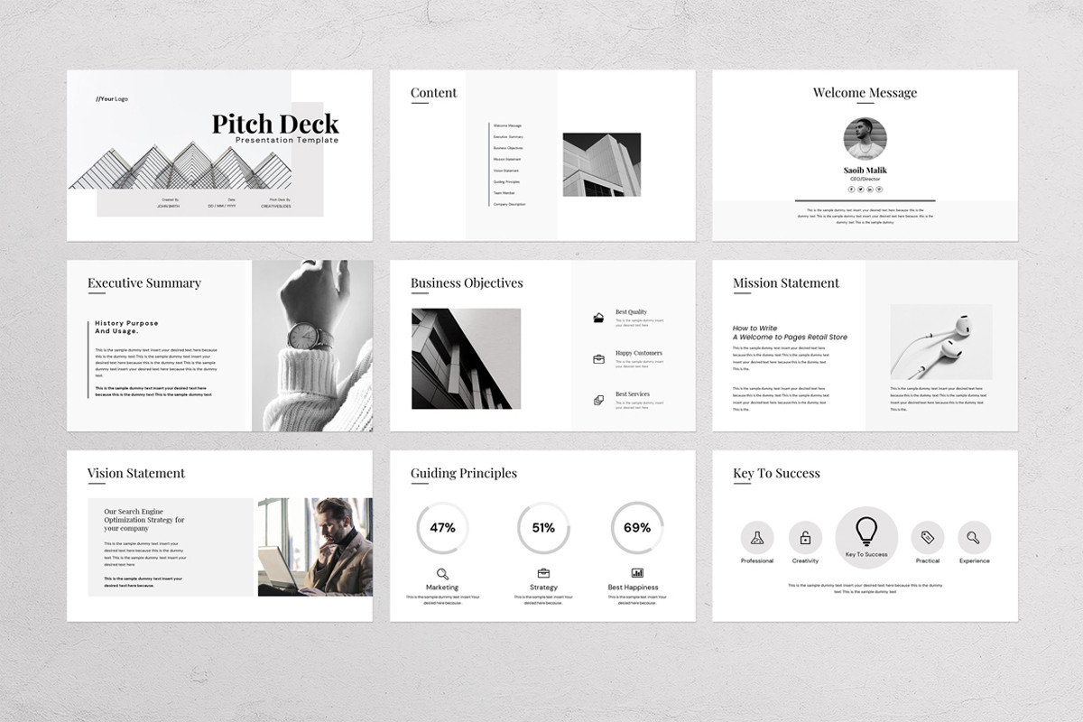 Pitch Deck Google Slides Presentation Template | Nulivo Market