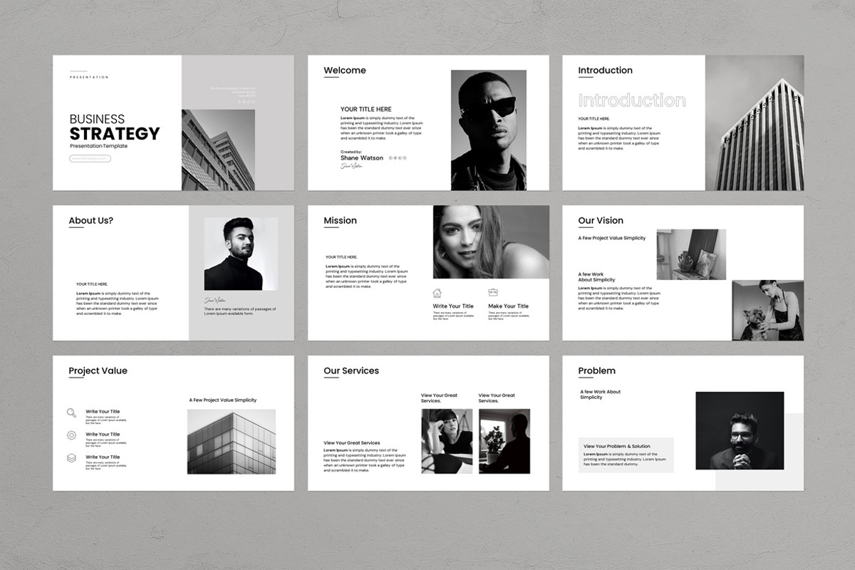 Business Strategy Google Slides Presentation Template | Nulivo Market