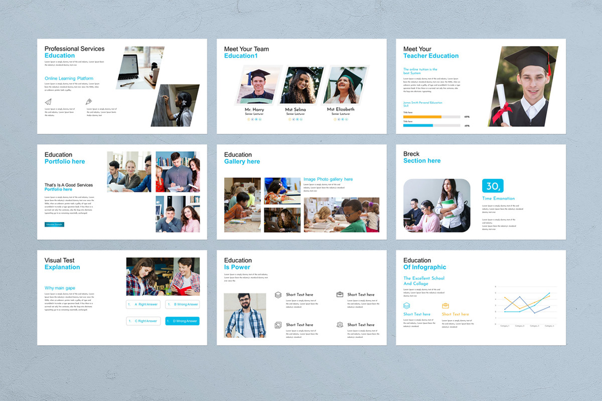 Education PowerPoint Presentation Template | Nulivo Market