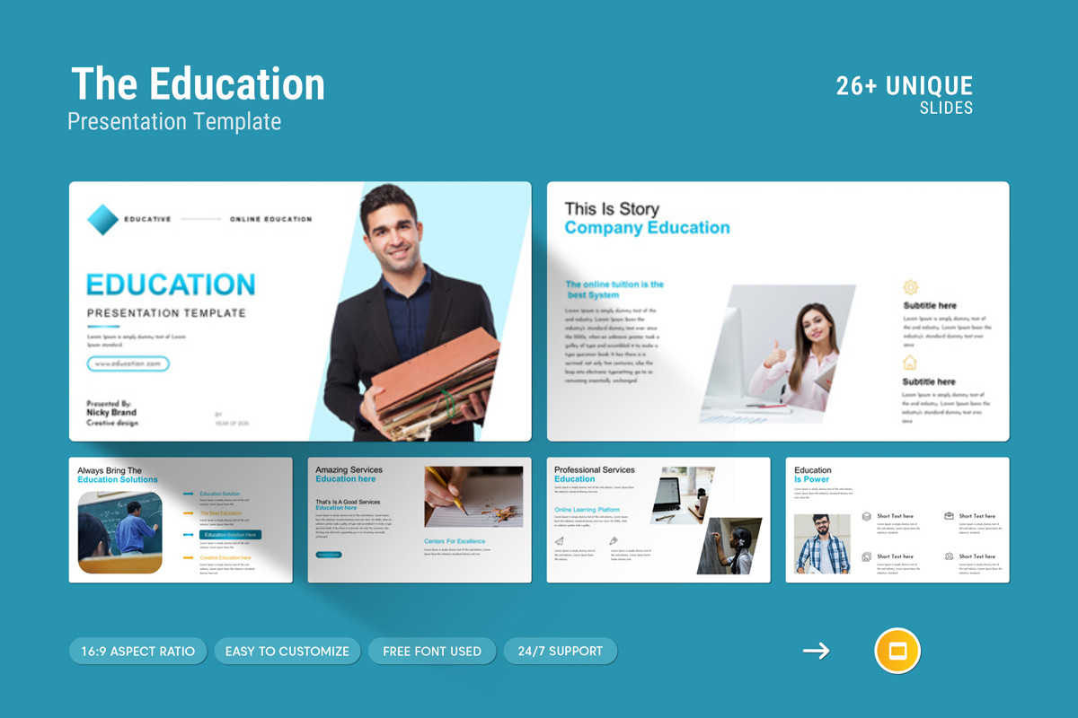 Education Google Slides Presentation Template | Nulivo Market