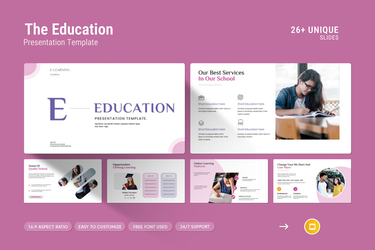 Education Google Slides Presentation Template | Nulivo Market