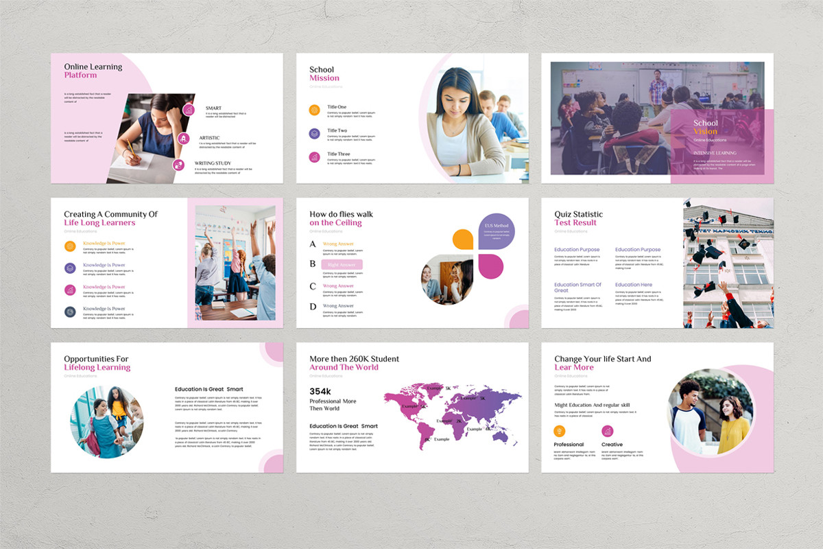 Education Google Slides Presentation Template | Nulivo Market