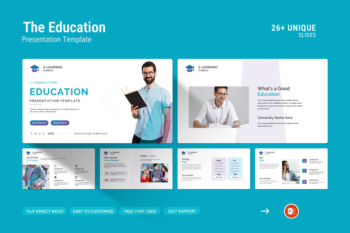 Education PowerPoint Presentation Template | Nulivo Market