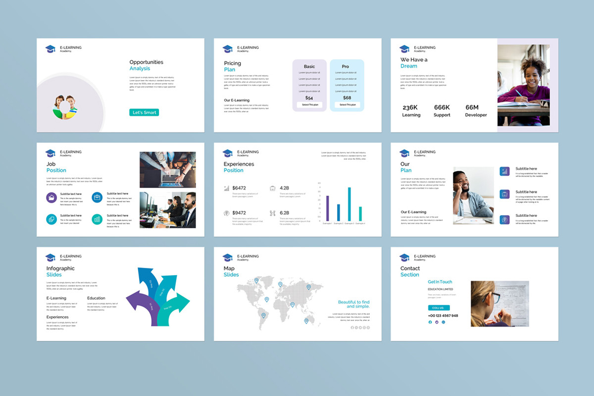 Education Google Slides Presentation Template | Nulivo Market