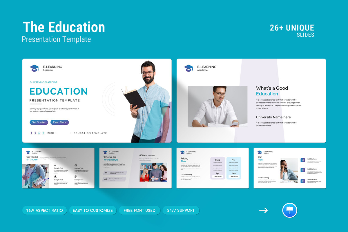 Education Keynote Presentation Template | Nulivo Market