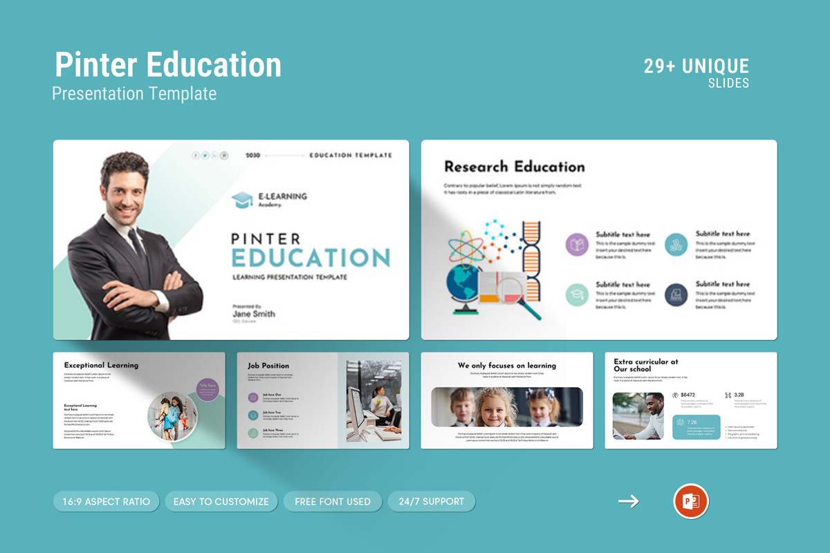 Education PowerPoint Presentation Template | Nulivo Market