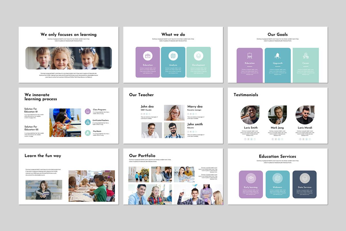 Education PowerPoint Presentation Template | Nulivo Market