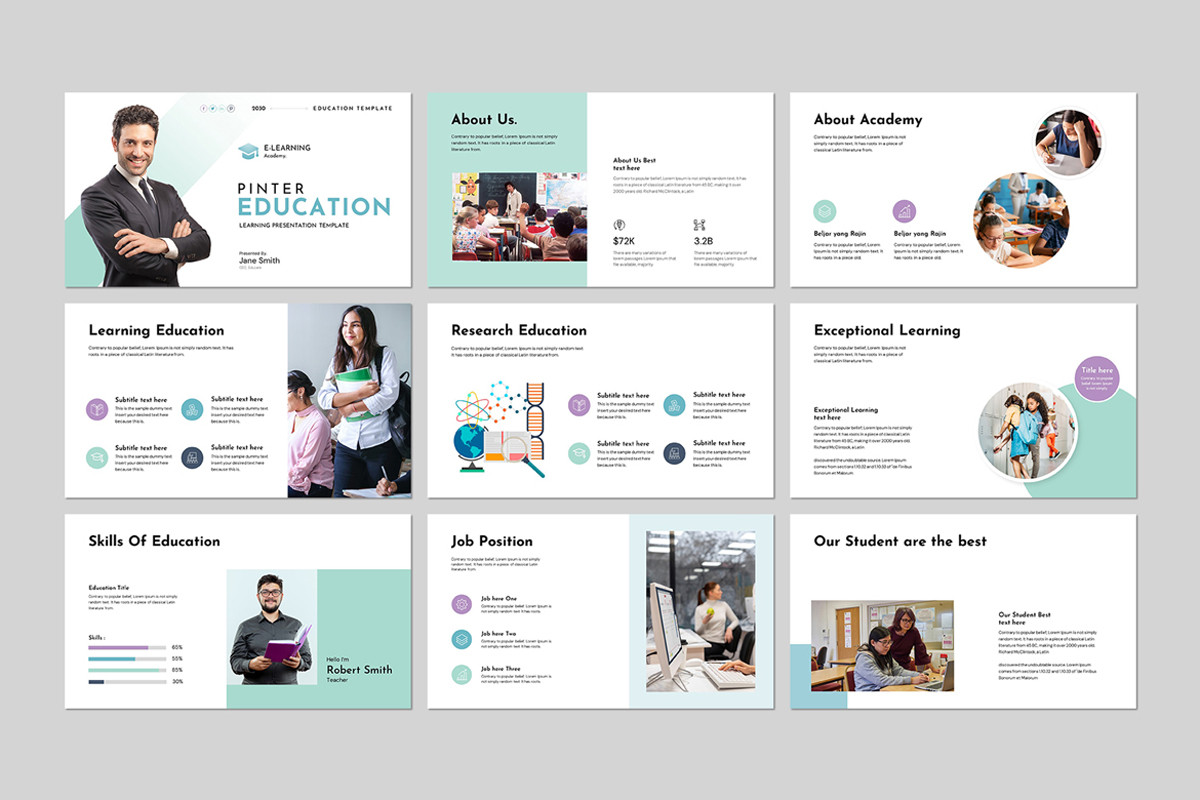 Education Google Slides Presentation Template | Nulivo Market