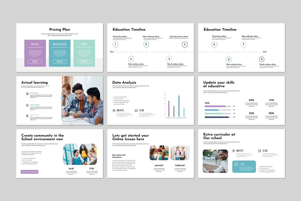 Education Google Slides Presentation Template | Nulivo Market