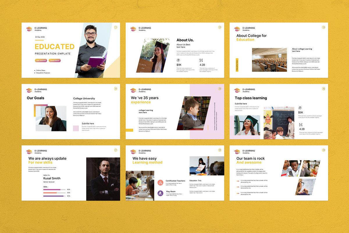 Education Google Slides Presentation Template | Nulivo Market