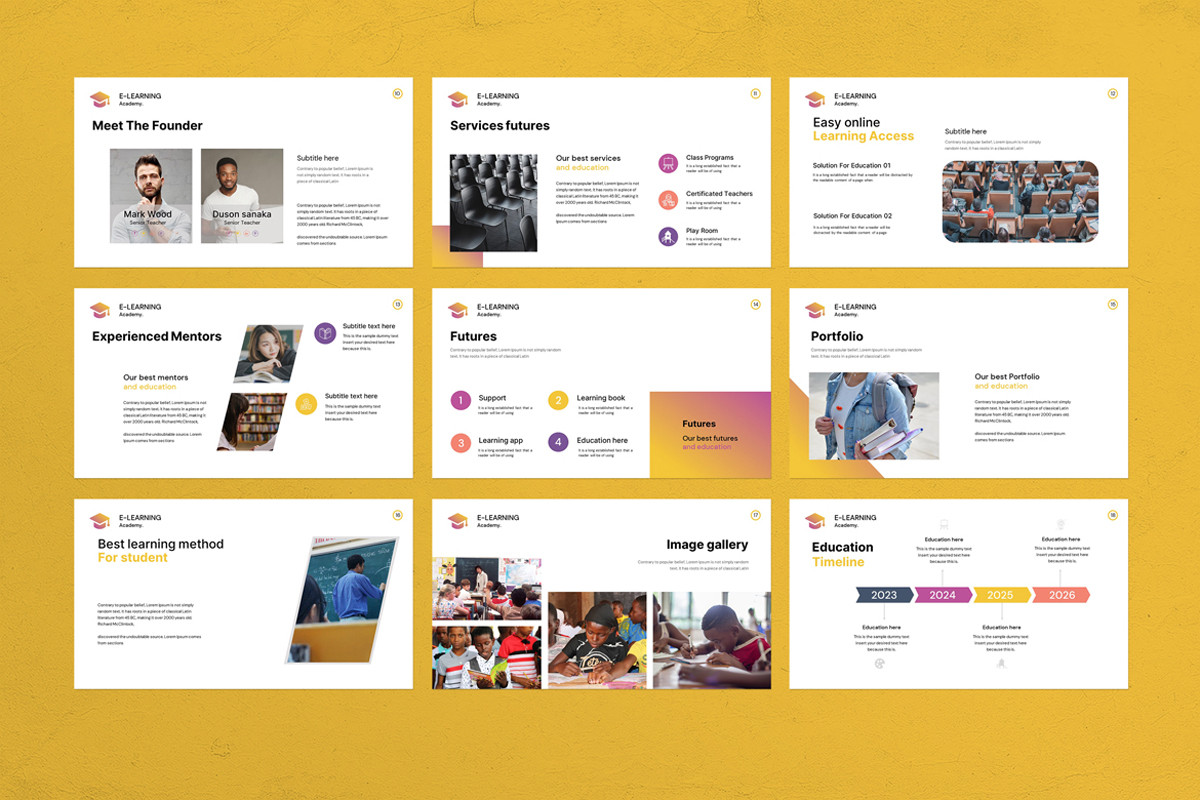 Education Google Slides Presentation Template | Nulivo Market