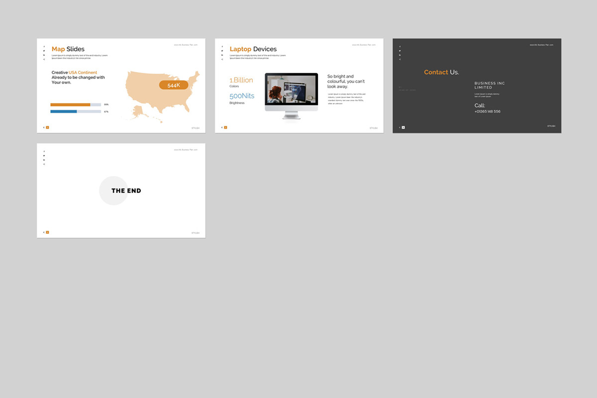 Business Plan Google Slides Presentation Template | Nulivo Market