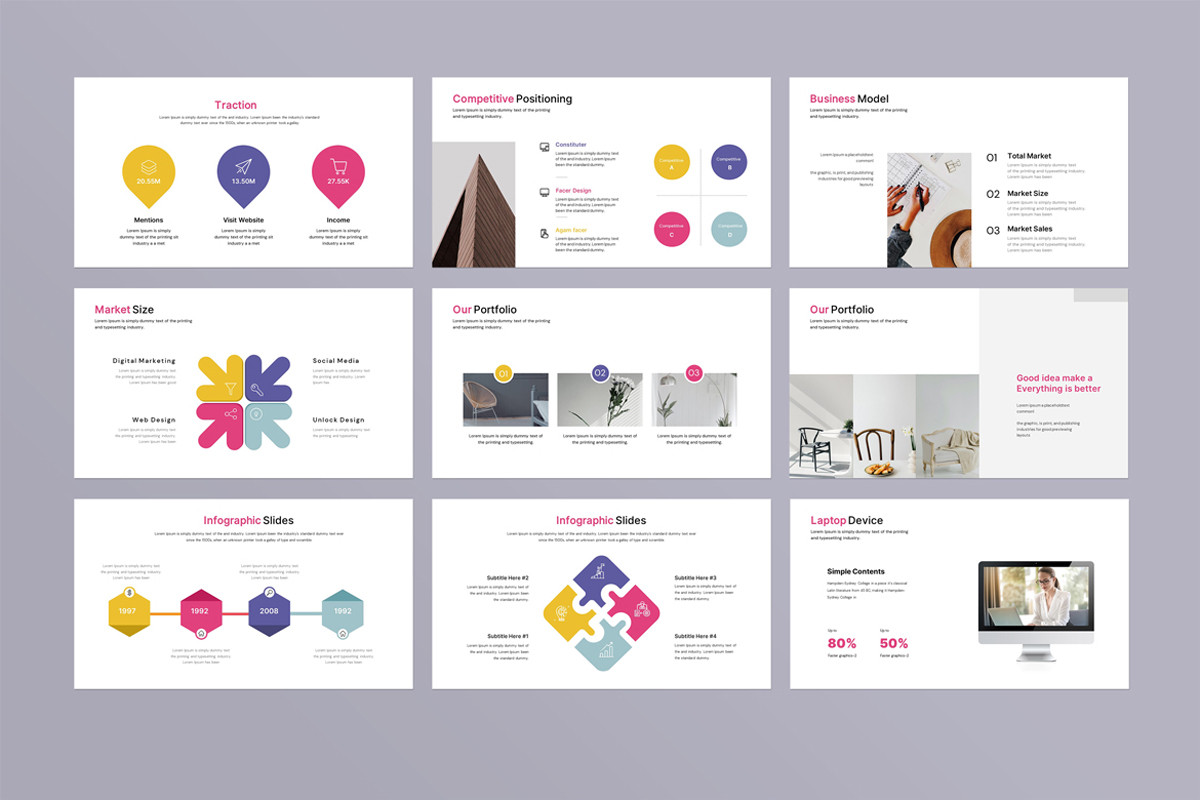 Pitch Deck PowerPoint Presentation Template | Nulivo Market