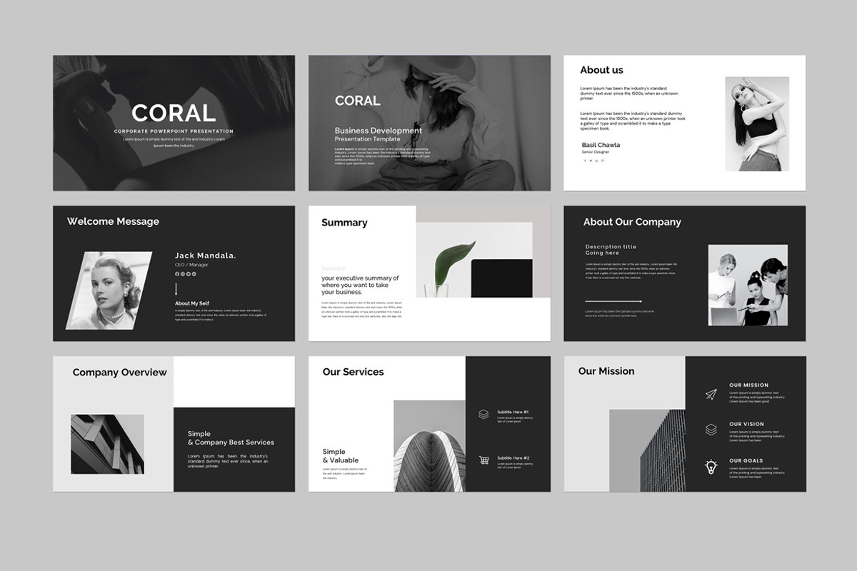 Business PowerPoint Presentation Template | Nulivo Market