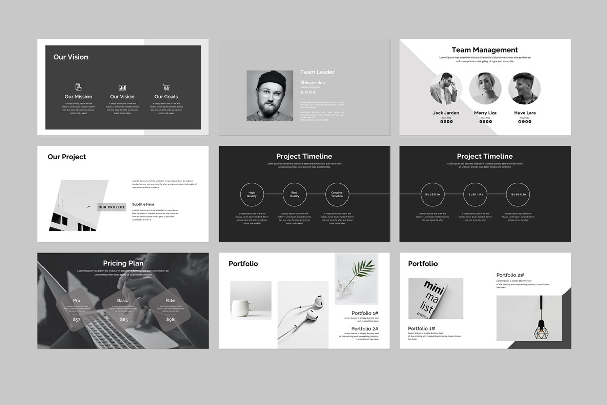 Business Google Slides Presentation Template | Nulivo Market