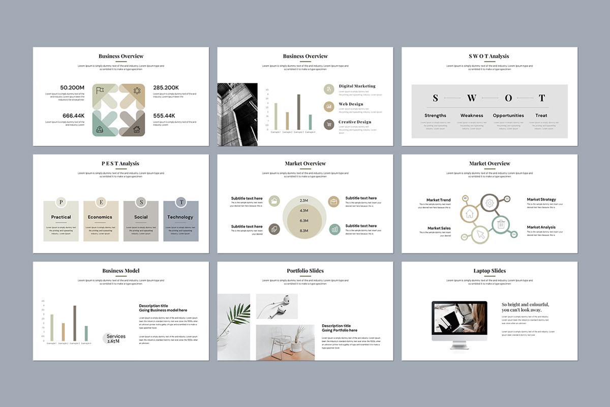 Business Strategy PowerPoint Presentation Template | Nulivo Market