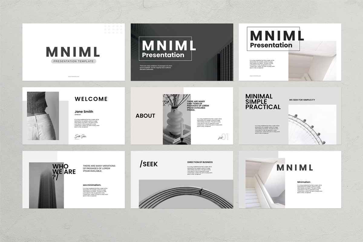 Minimalist PowerPoint Presentation Template | Nulivo Market