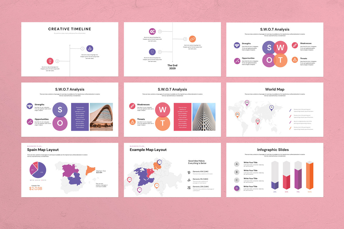 Business Plan Keynote Presentation Template | Nulivo Market