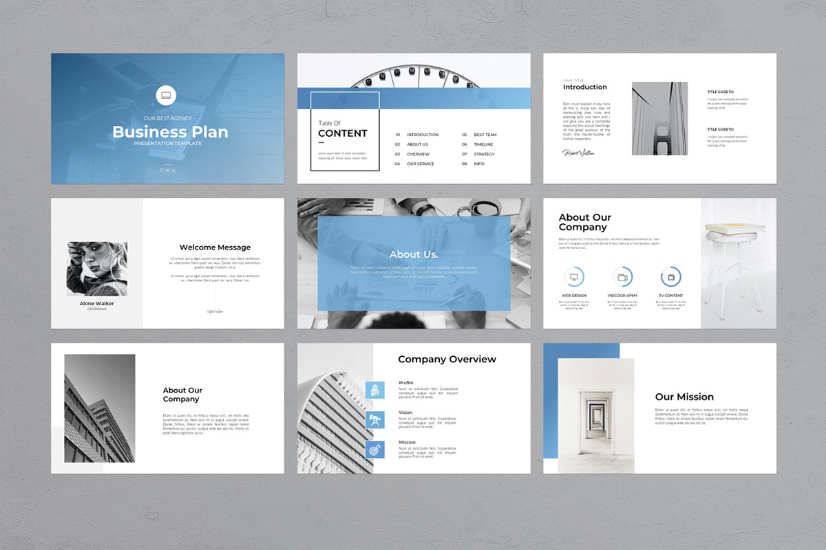 Business Plan PowerPoint Presentation Template | Nulivo Market