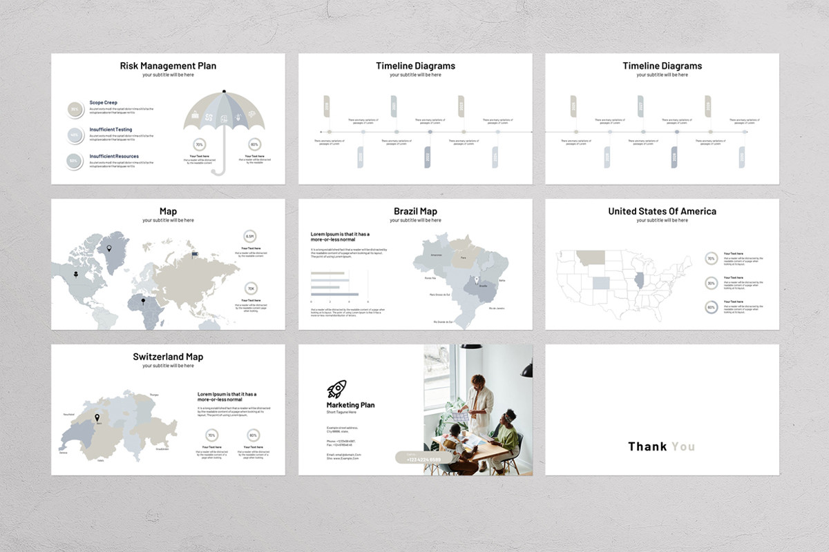 Marketing Plan Google Slides Presentation Template | Nulivo Market