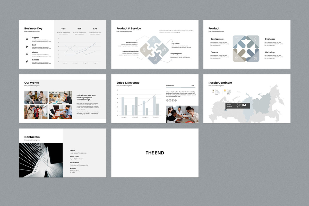 Comapny Profile PowerPoint Presentation Template | Nulivo Market