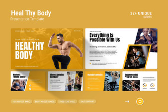 Healthy Body Google Slides Presentation Template | Nulivo Market