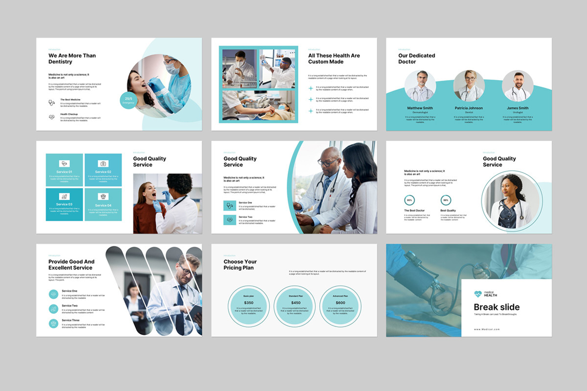 Madical Health Google Slides Presentation Template | Nulivo Market