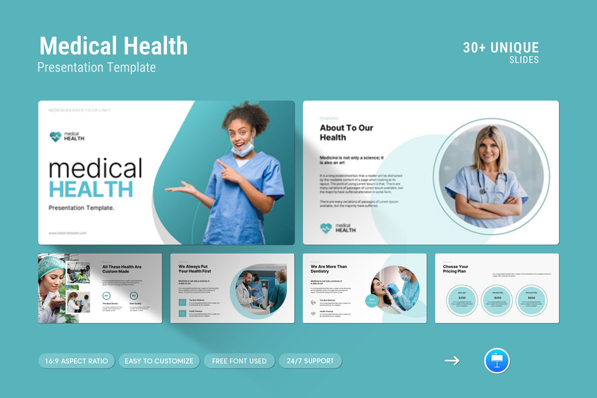 Madical Health Presentation Template | Nulivo Market