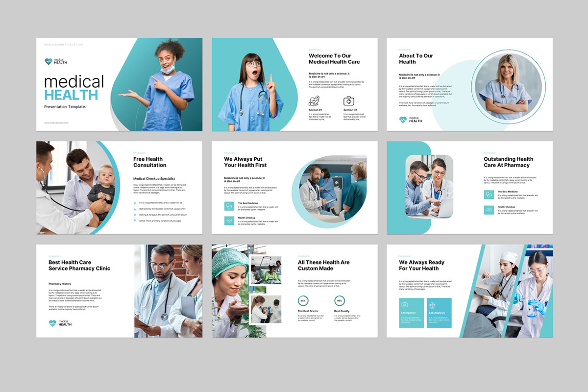 Madical Health Presentation Template | Nulivo Market