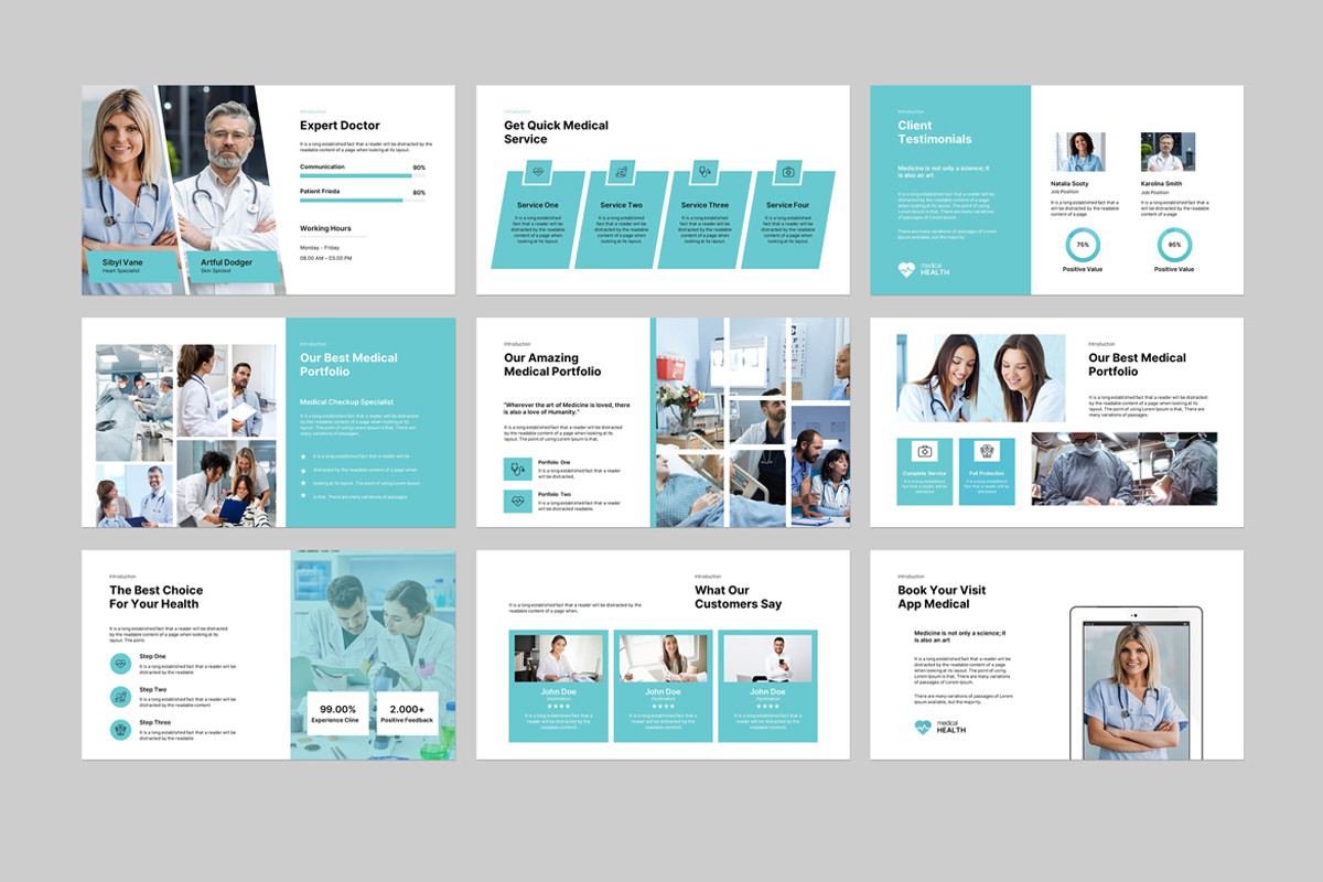 Madical Health Presentation Template | Nulivo Market