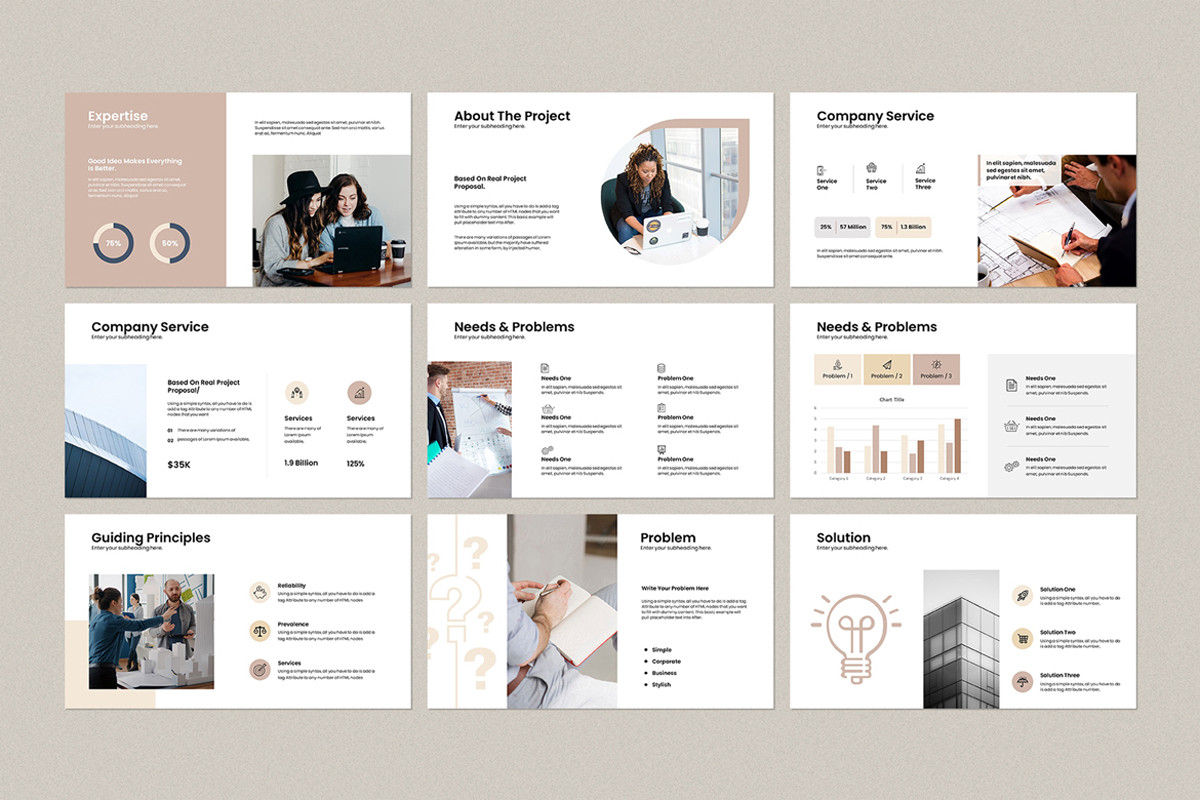 Project Proposal PowerPoint Presentation Template | Nulivo Market