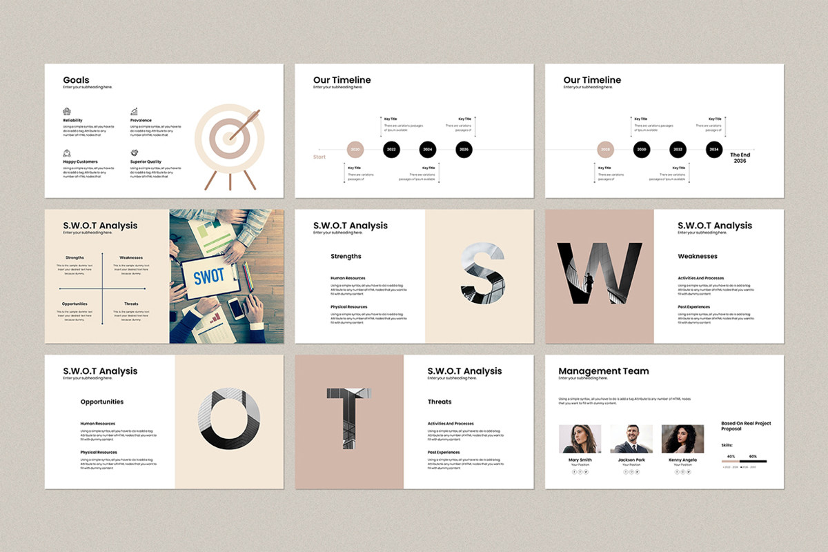 Project Proposal Google Slides Presentation Template | Nulivo Market