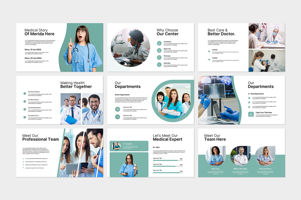 Medical Health PowerPoint Presentation Template | Nulivo Market