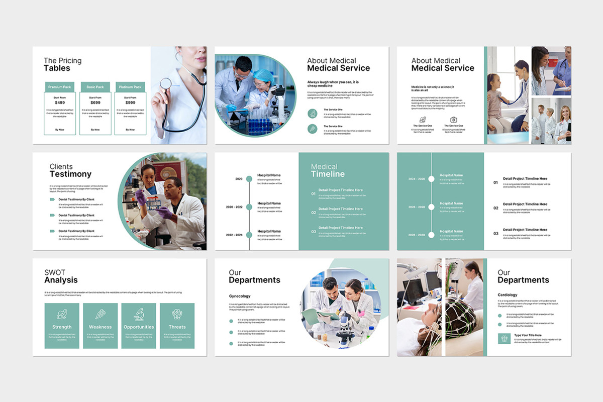 Medical Health PowerPoint Presentation Template | Nulivo Market