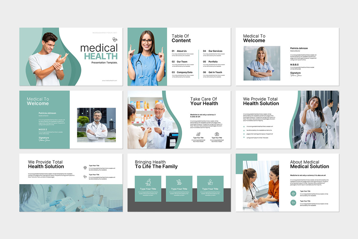 Medical Health Google Slides Presentation Template | Nulivo Market
