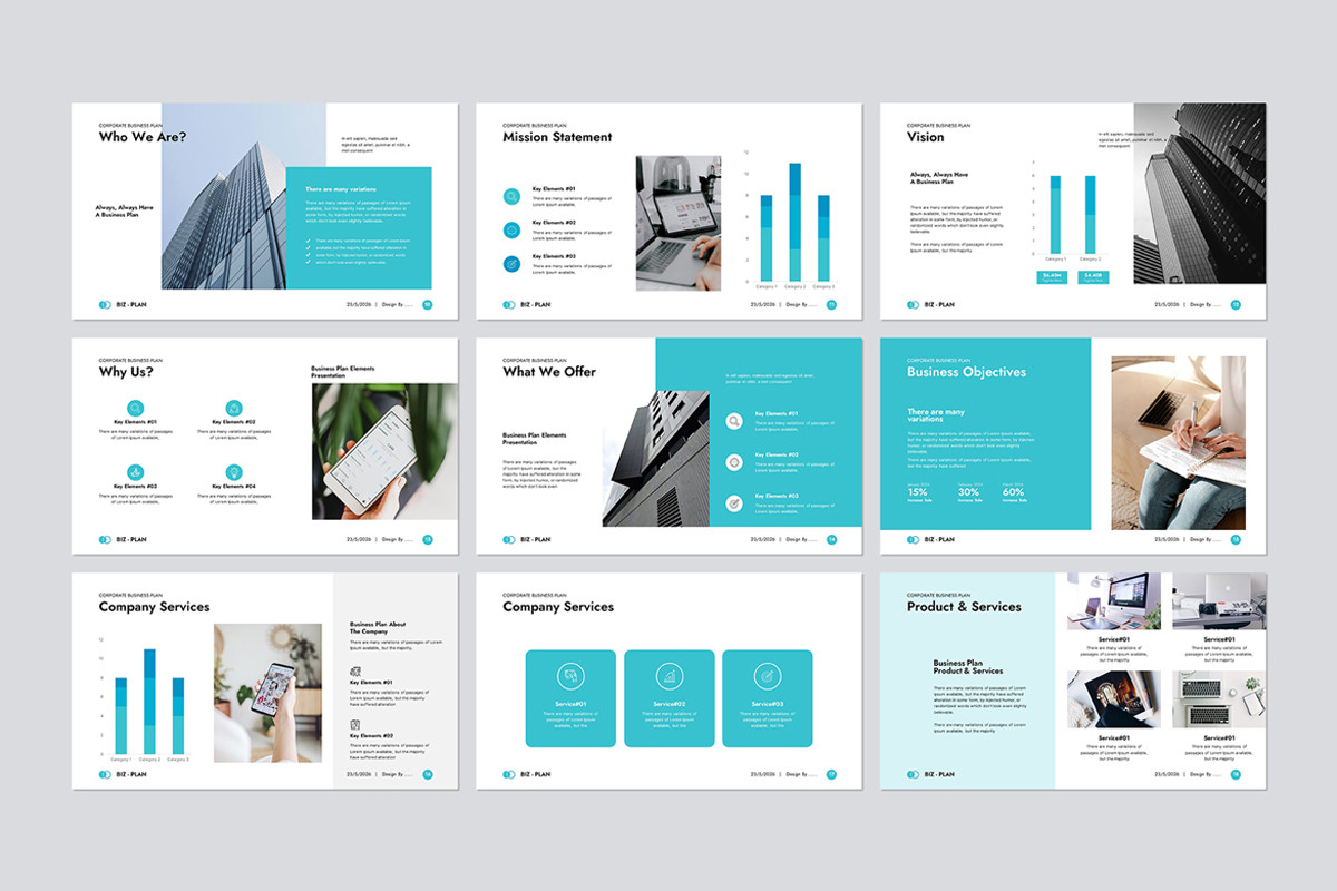 Business Plan PowerPoint Presentation Template | Nulivo Market