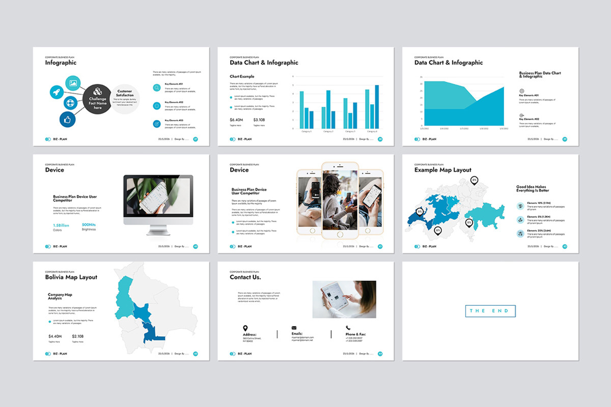 Business Plan Keynote Presentation Template | Nulivo Market