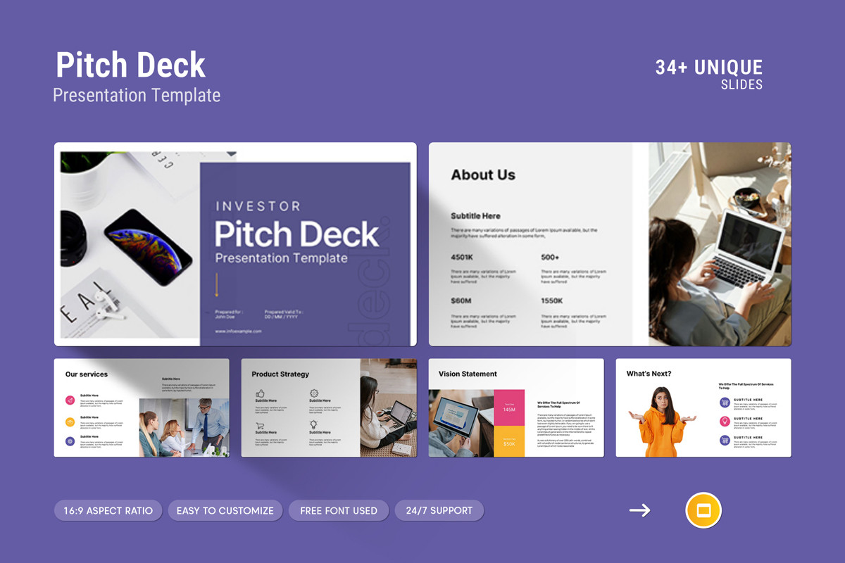 Pitch Deck Google Slides Presentation Template | Nulivo Market
