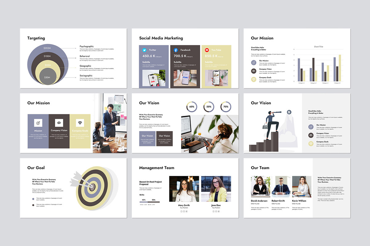 Marketing Plan PowerPoint Presentation Template | Nulivo Market