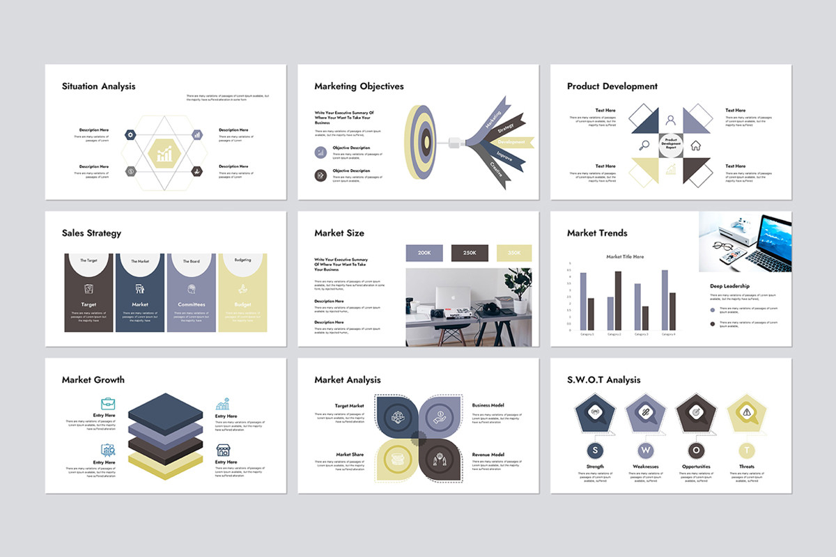 Marketing Plan Google Slides Presentation Template | Nulivo Market
