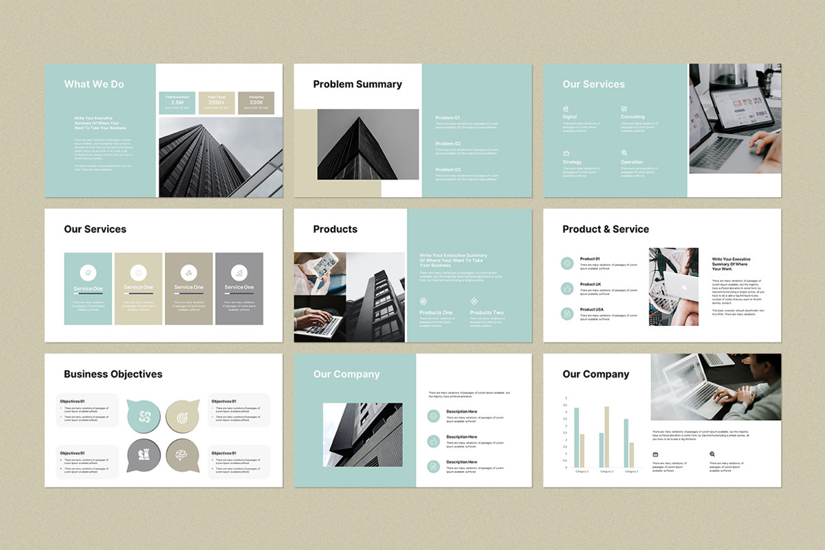 Business Plan PowerPoint Presentation Template | Nulivo Market