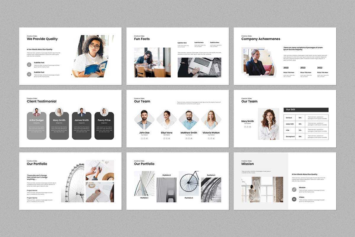 Massive Creative Google Slides Presentation Template | Nulivo Market