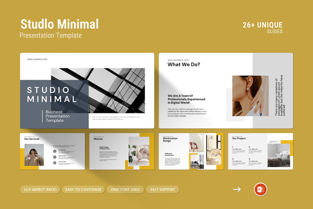 Minimal PowerPoint Presentation Template | Nulivo Market
