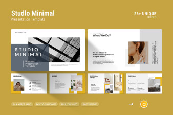 Minimal Google Slides Presentation Template | Nulivo Market