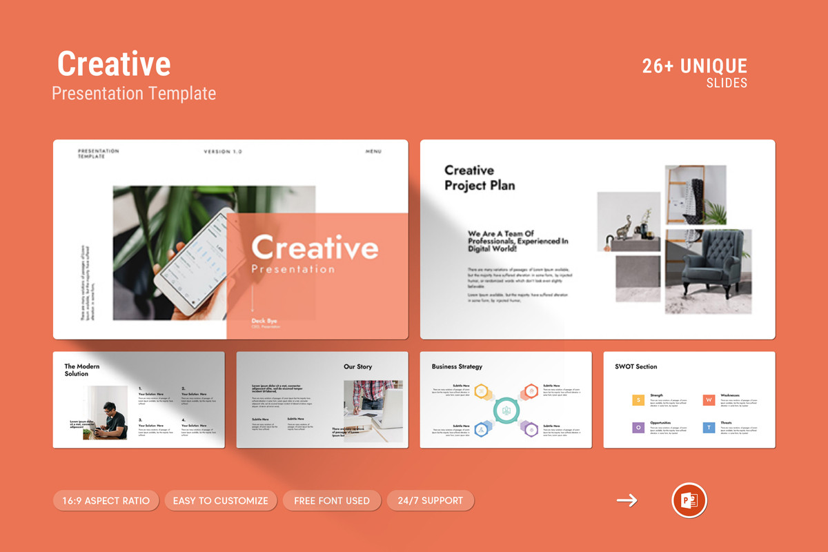 Creative PowerPoint Presentation Template | Nulivo Market